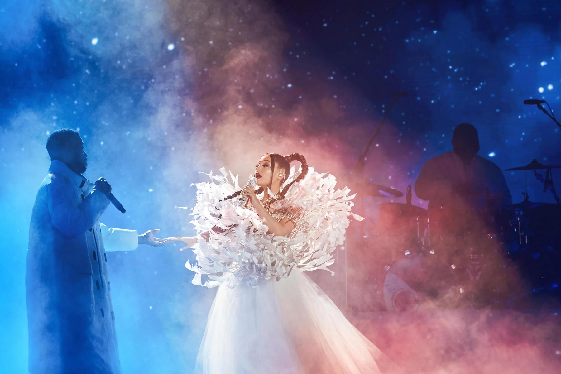 Image gallery for Ariana Grande & Kid Cudi: Just Look Up (Music Video ...