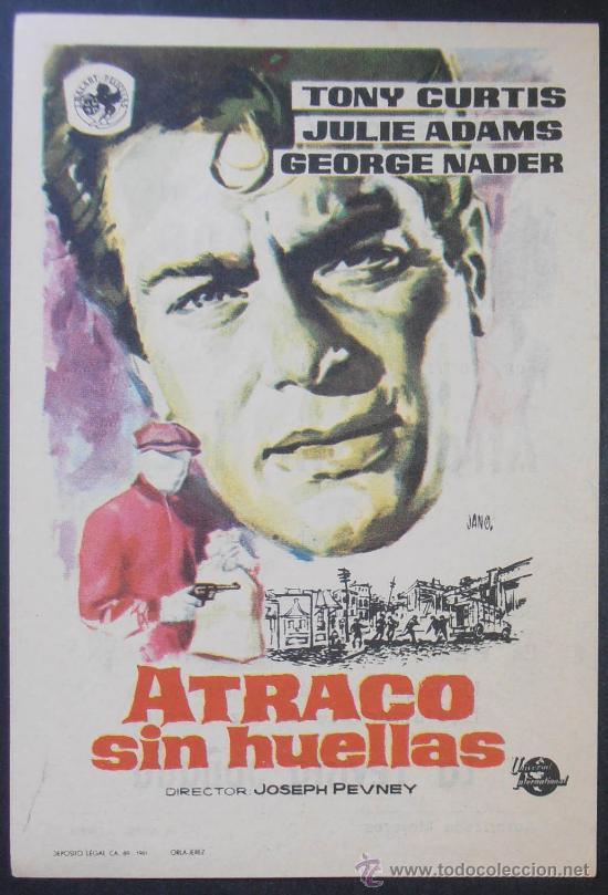 Sección visual de Atraco sin huellas - FilmAffinity