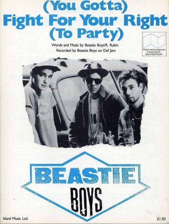 Sección visual de Beastie Boys: (You Gotta) Fight for Your Right (To ...