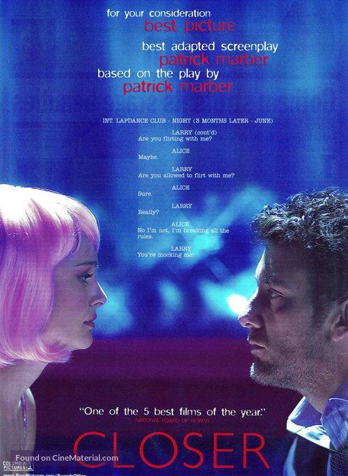 Sección visual de Cegados por el deseo (Closer) - FilmAffinity