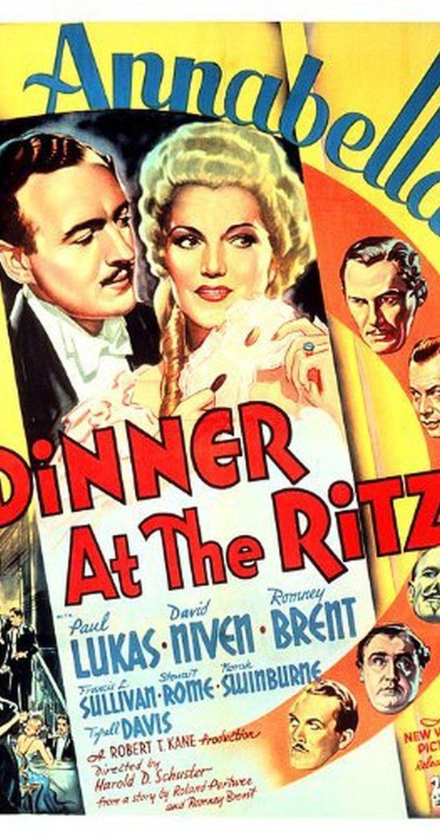 Sección visual de Cena en el Ritz - FilmAffinity