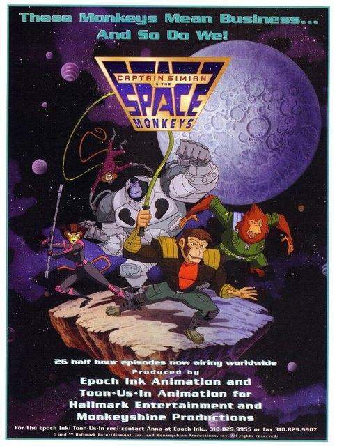 Sección visual de El Capitán Simio y los Monos Espaciales (Serie de TV ...
