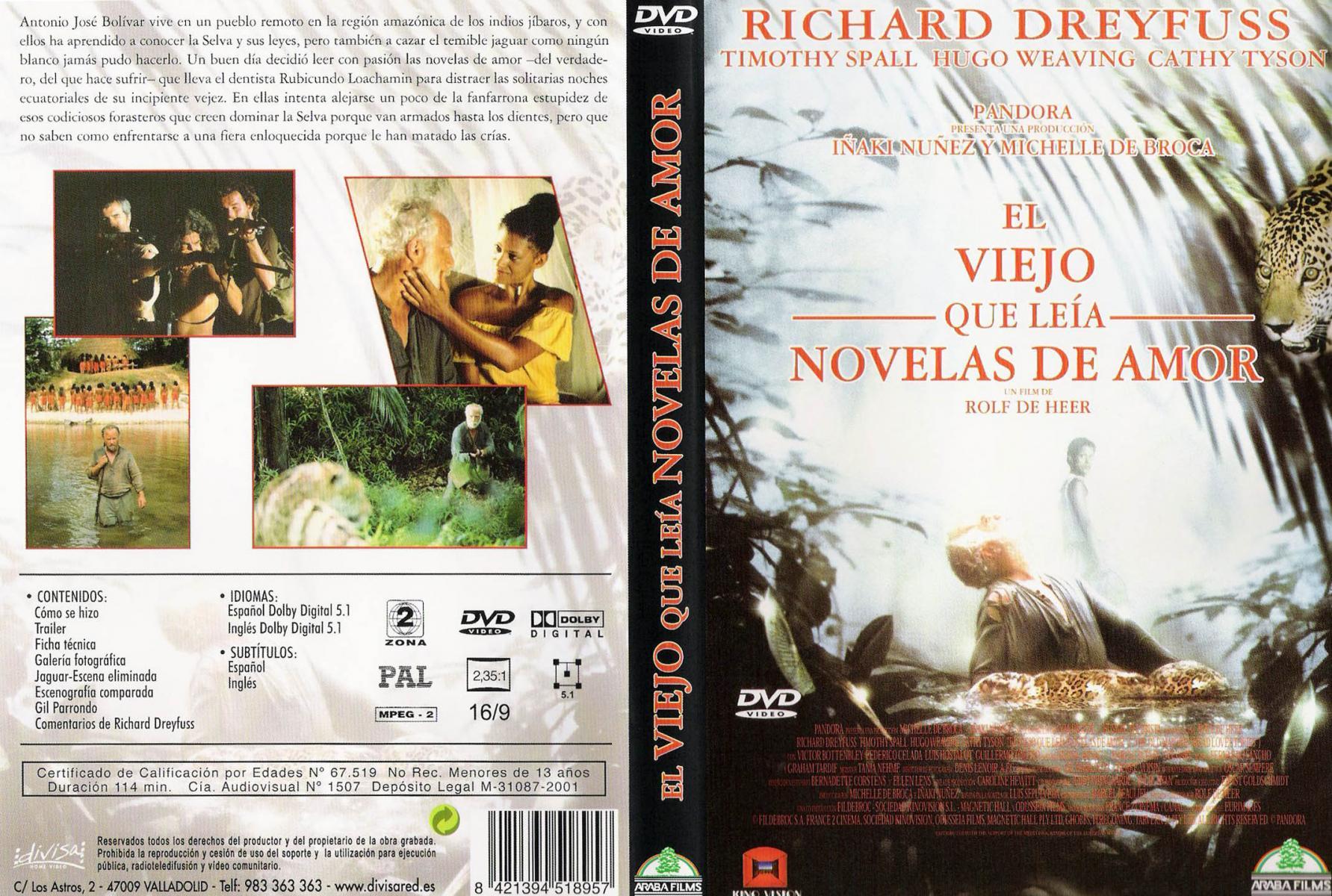 Sección visual de El viejo que leía novelas de amor - FilmAffinity