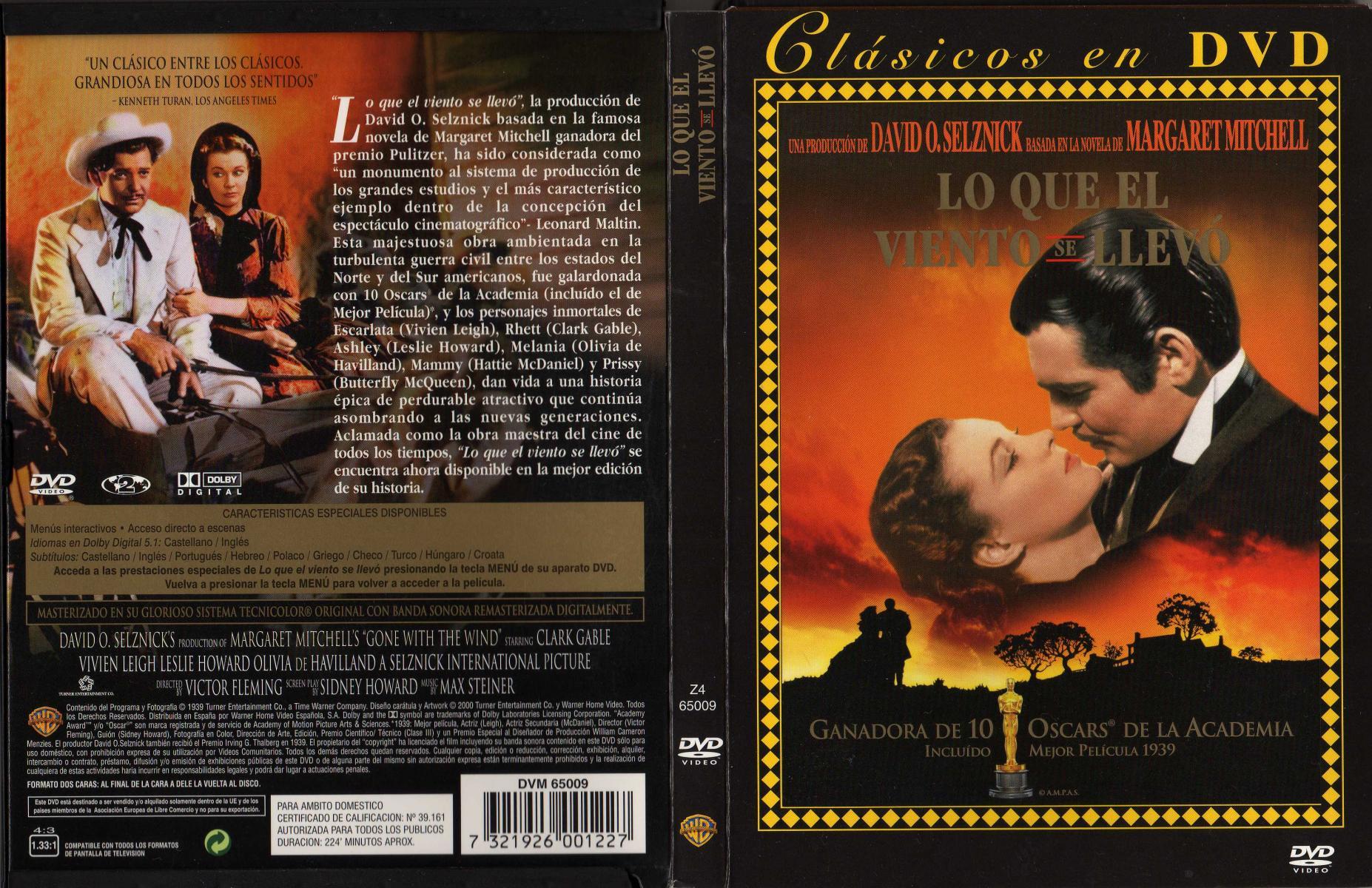 Sección visual de Lo que el viento se llevó - FilmAffinity