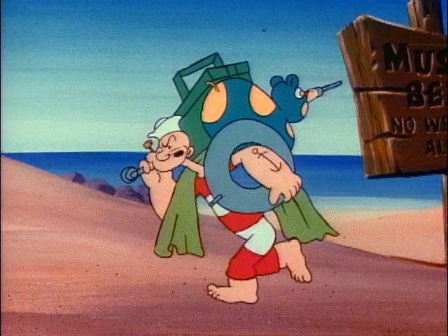 Sección visual de Popeye: A Day at Muscle Beach (C) - FilmAffinity