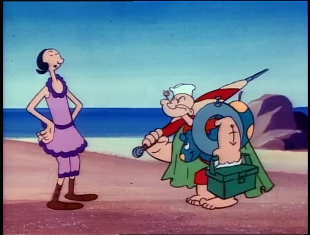 Sección visual de Popeye: A Day at Muscle Beach (C) - FilmAffinity