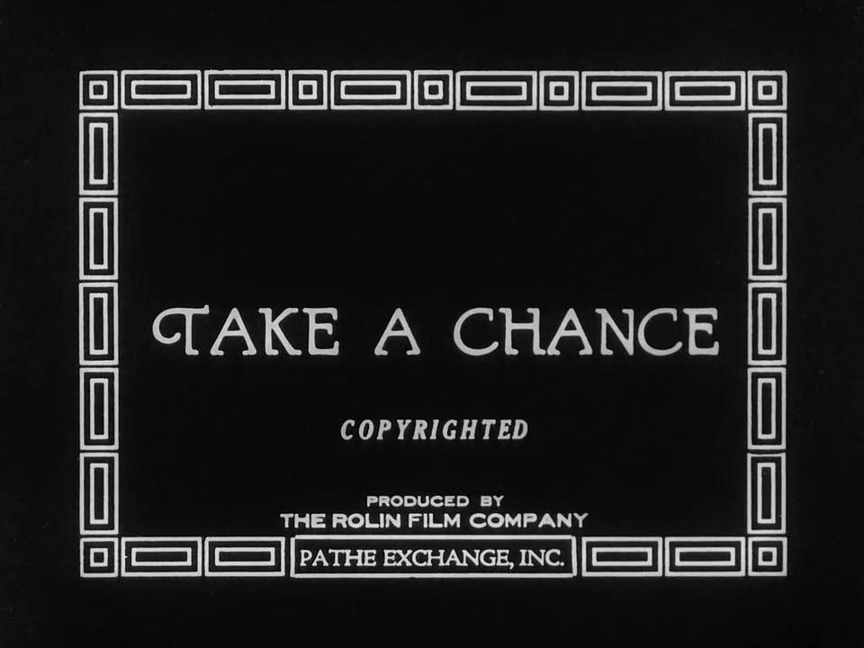 Sección visual de Take a Chance (C) - FilmAffinity