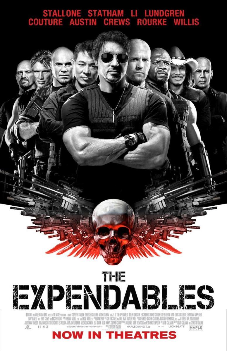 The Expendables Skull Poster