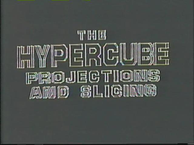 Sección visual de The Hypercube: Projections and Slicing (C) - FilmAffinity