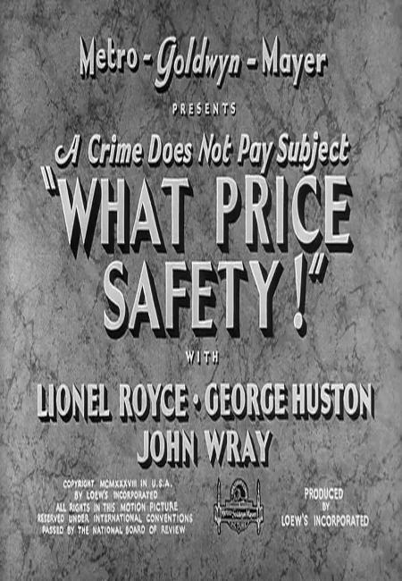 Sección visual de What Price Safety! (C) - FilmAffinity