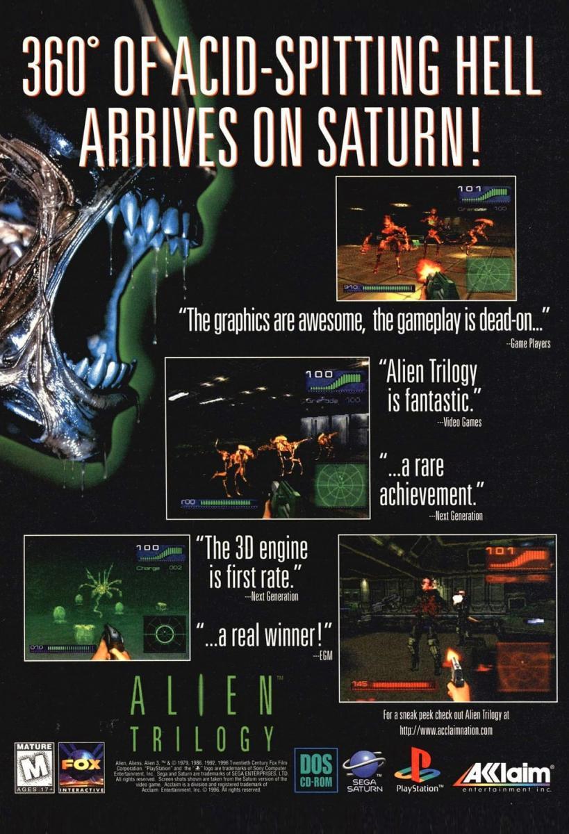 Sección visual de Alien Trilogy - FilmAffinity