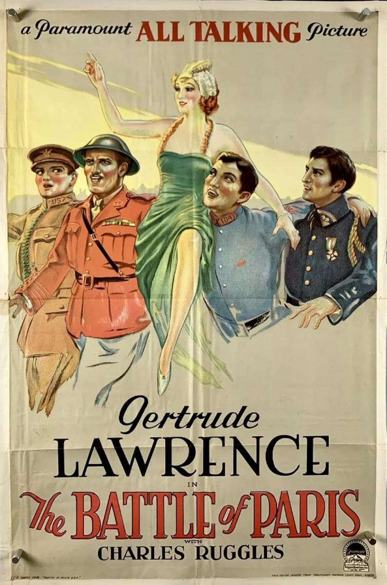 Battle of Paris (1929) - FilmAffinity