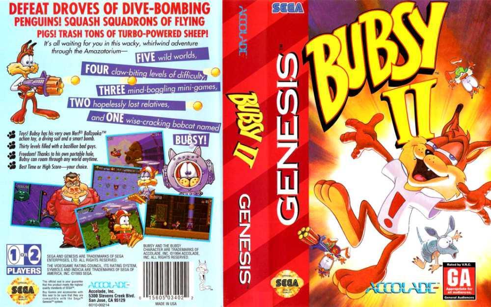 Sección visual de Bubsy II - FilmAffinity