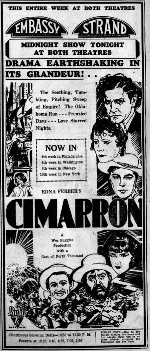Image gallery for Cimarron - FilmAffinity