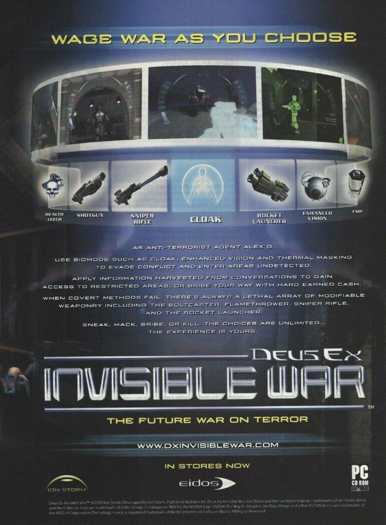 Image gallery for Deus Ex: Invisible War - FilmAffinity