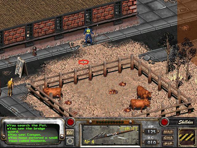 Sección visual de Fallout 2: A Post-Nuclear Role-Playing Game ...