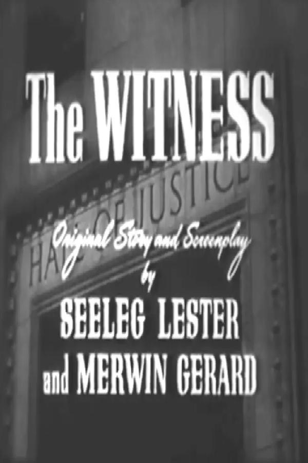 The Witness (TV) (1953) - FilmAffinity