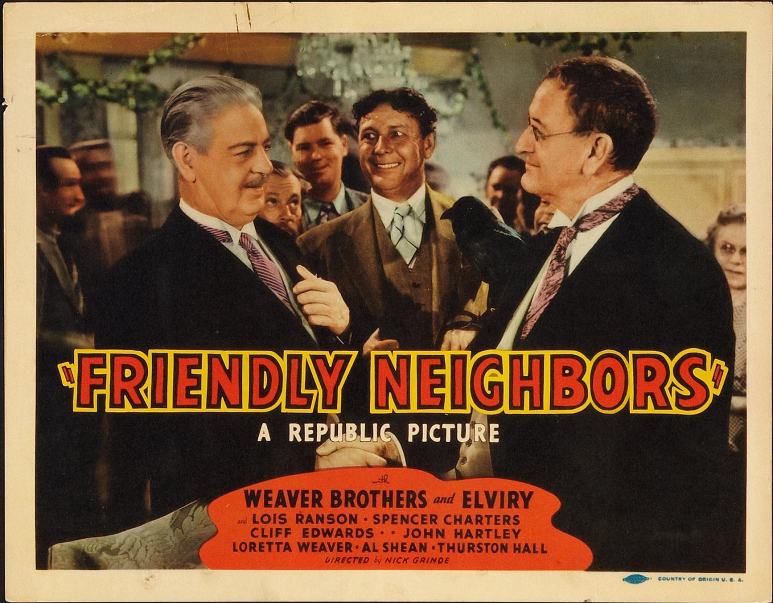 Sección visual de Friendly Neighbors - FilmAffinity