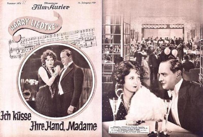 Sección visual de I Kiss Your Hand Madame - FilmAffinity