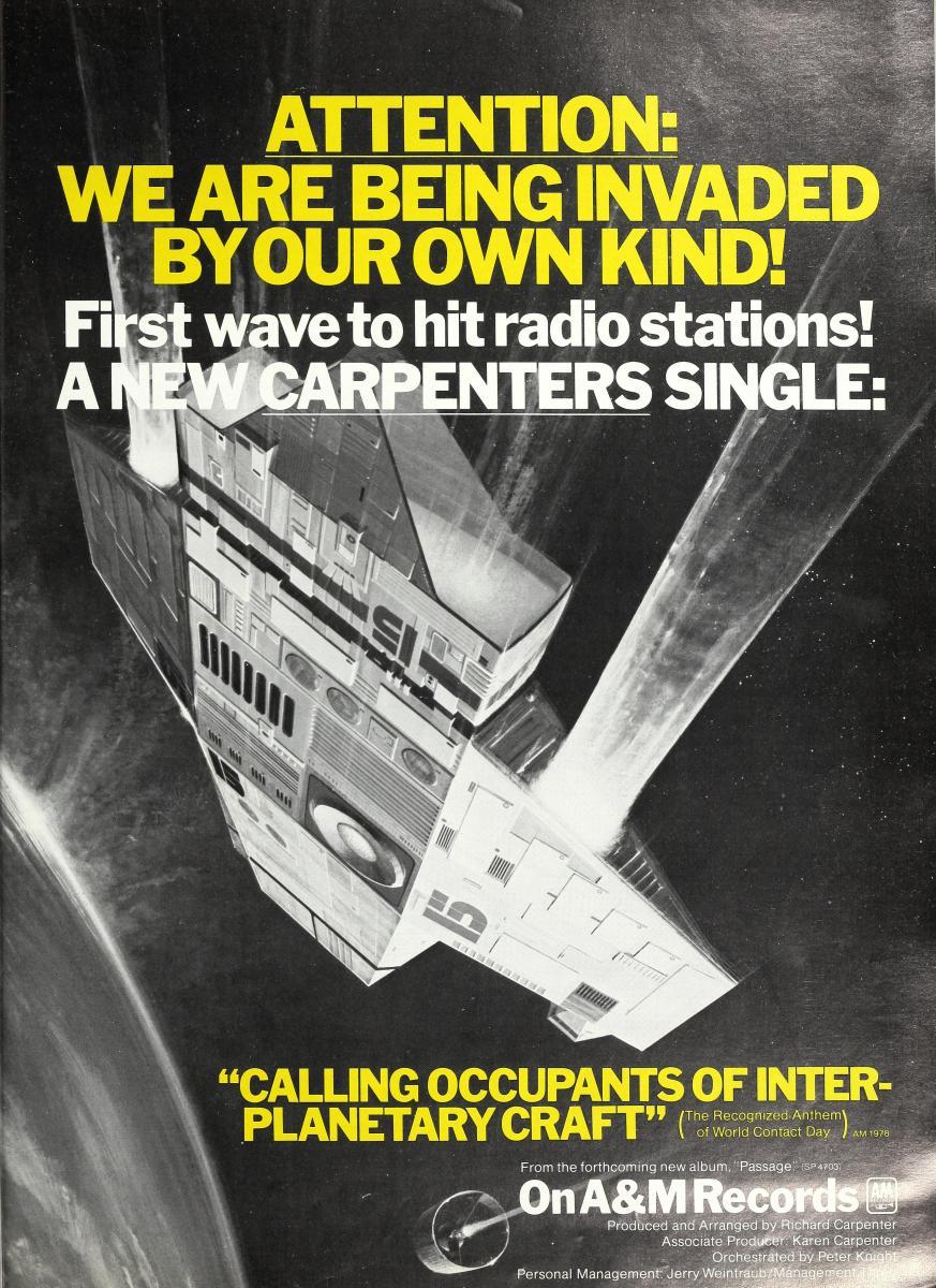 Image gallery for The Carpenters: Calling Occupants Of Interplanetary ...