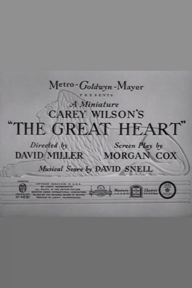 Sección visual de The Great Heart (C) - FilmAffinity