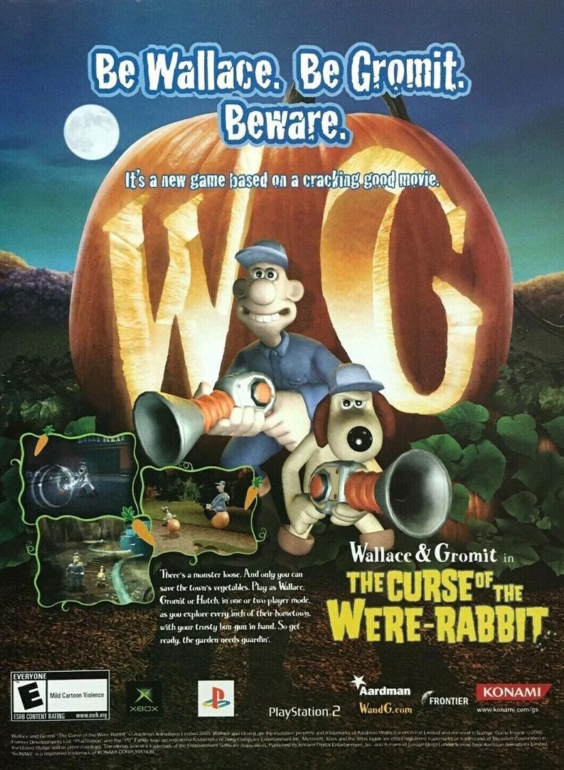 Wallace & Gromit: The Curse of the Were-Rabbit (Videogame) (2005 ...